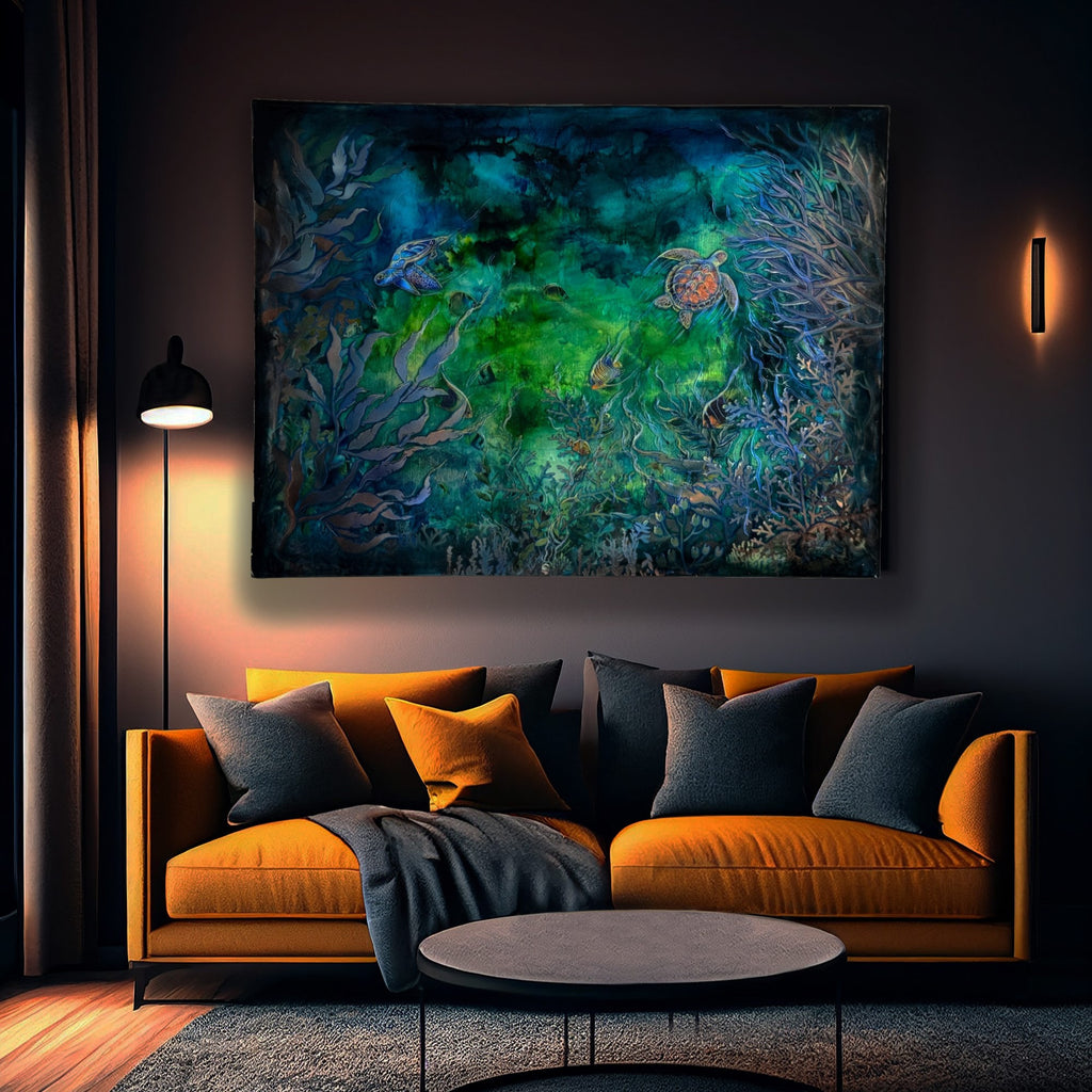 Cute Creatures playful bright paintings wall art by nz artist online ...